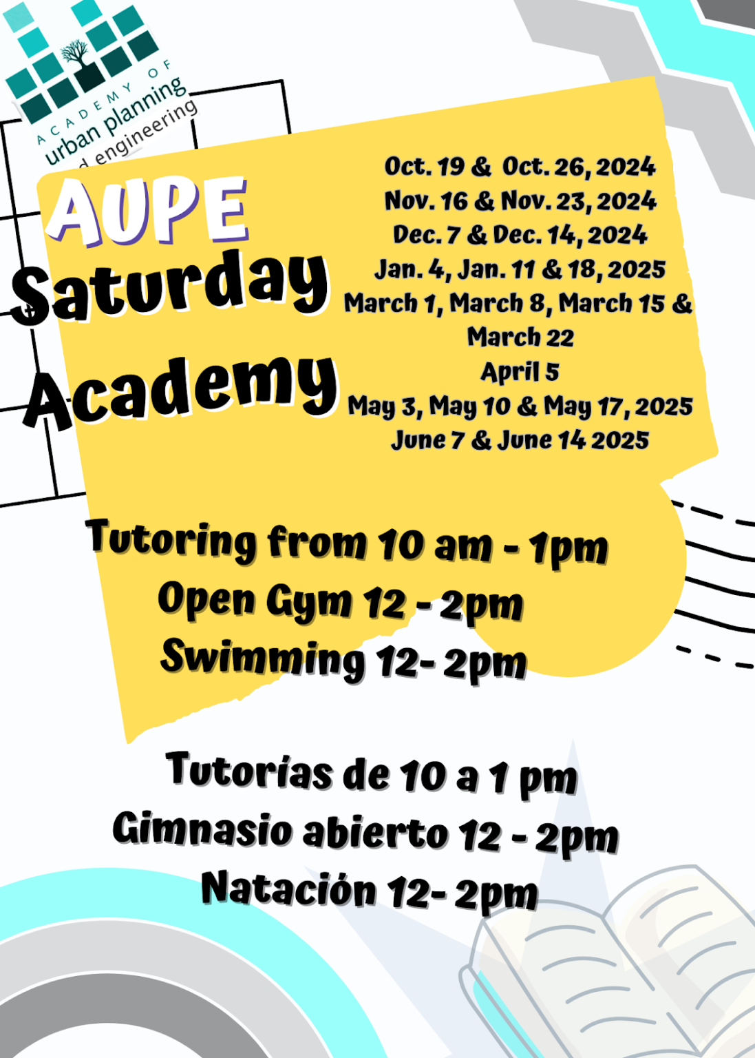AUPE Saturday Academy is Back! - Aupenyc